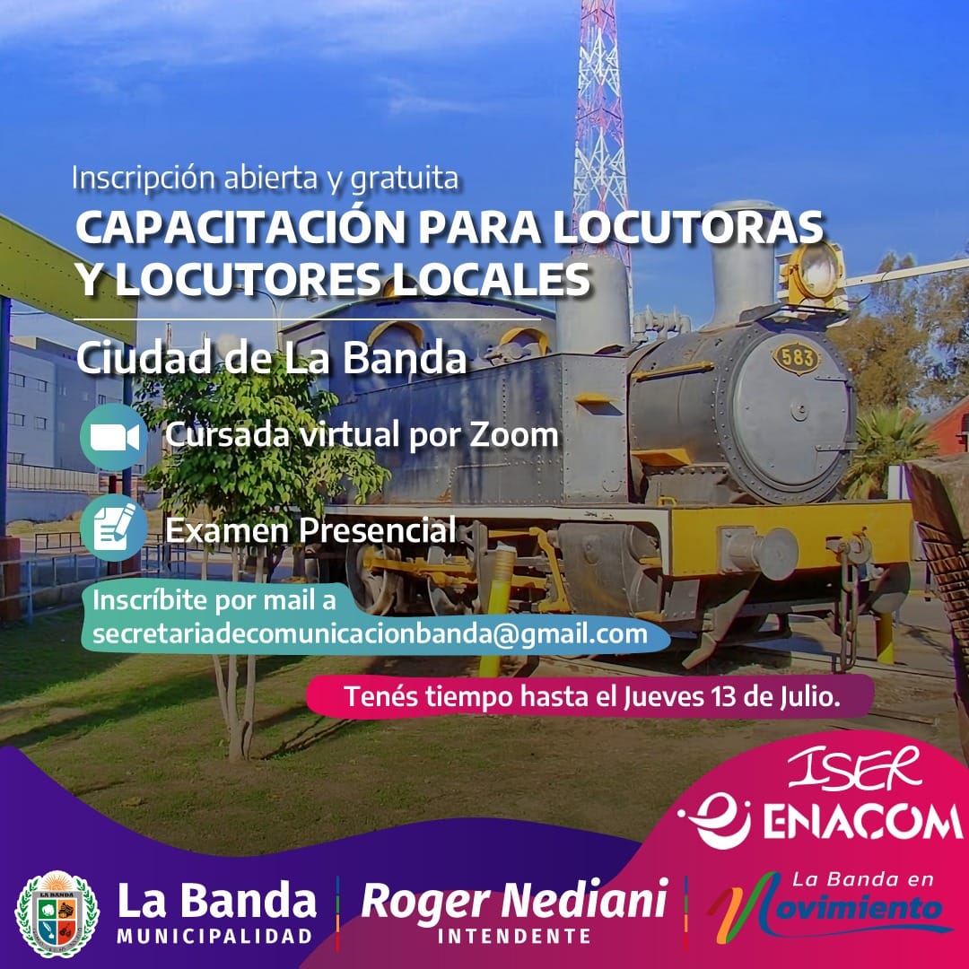 La Banda: capacitación para locutores y locutoras locales - Sur ...